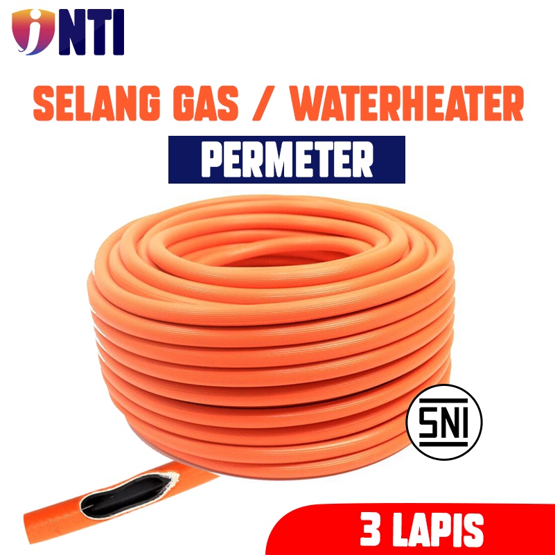 Jual INTI Selang Gas Lpg 3 Lapis Permeter Tebal Selang Regulator Kompor ...