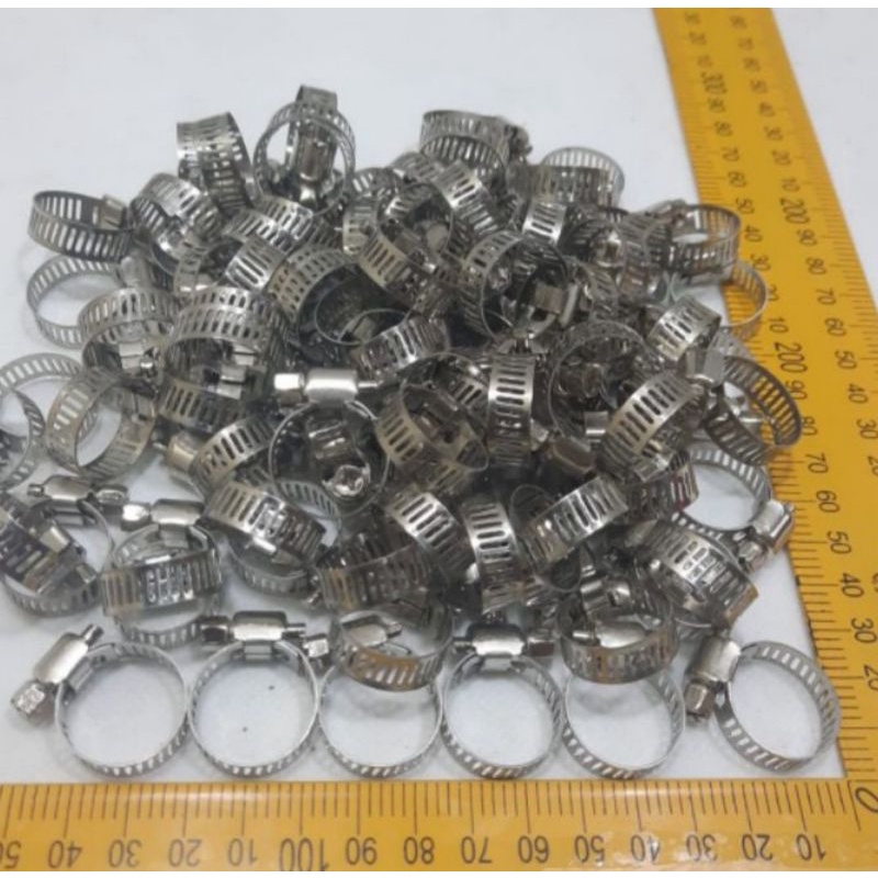 Jual KLAM SELANG 3/4" INCH STAINLESS HOSE CLAM 3/4" INCH BISON | Shopee ...