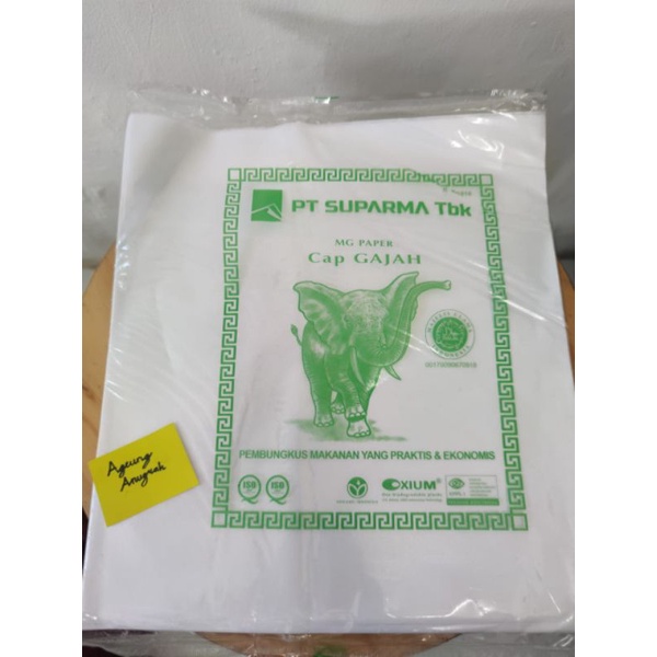 Jual kertas nasi putih cap gajah | Shopee Indonesia