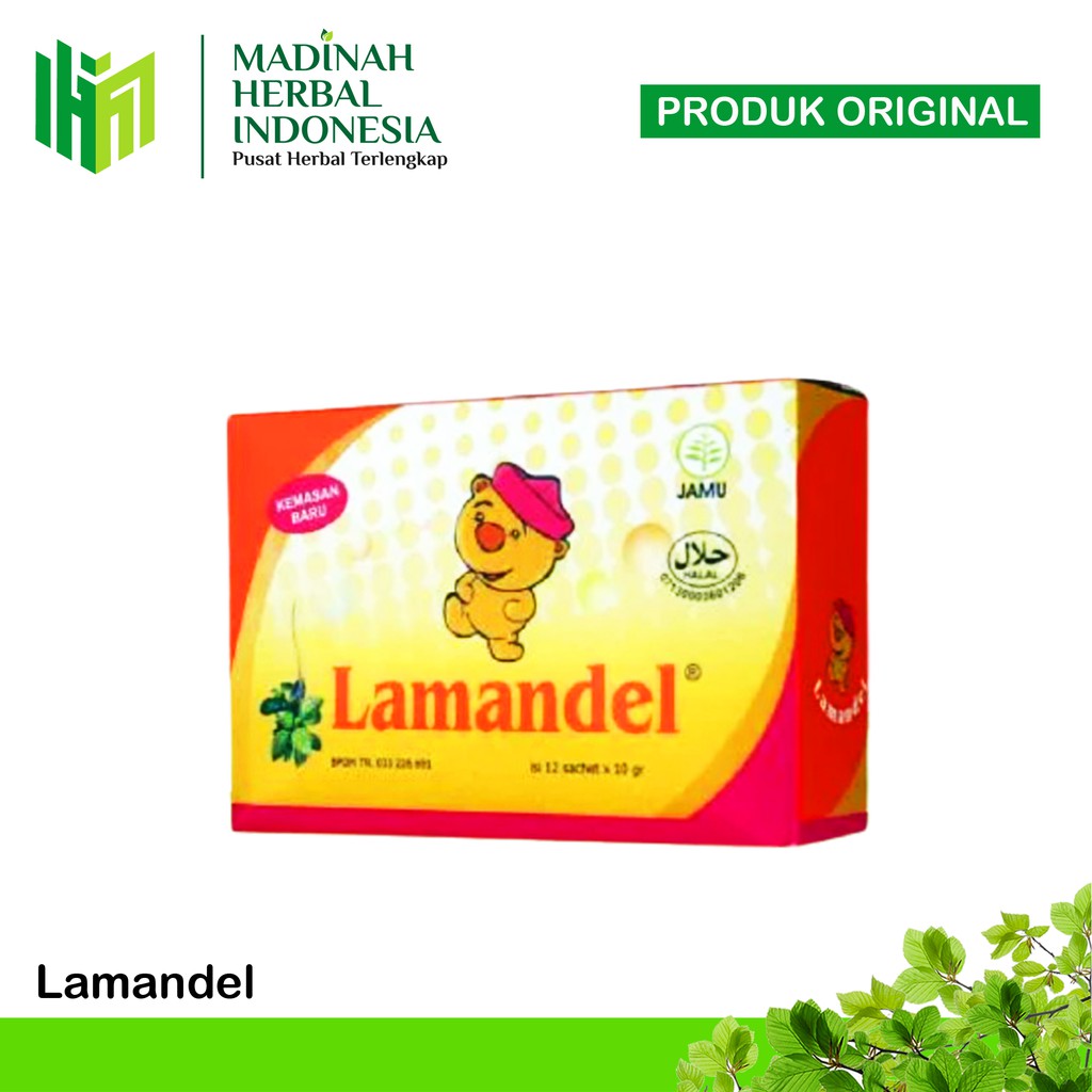 Jual Lamandel Obat Amandel Kemasan Kotak Isi 12 Sachet | Shopee Indonesia