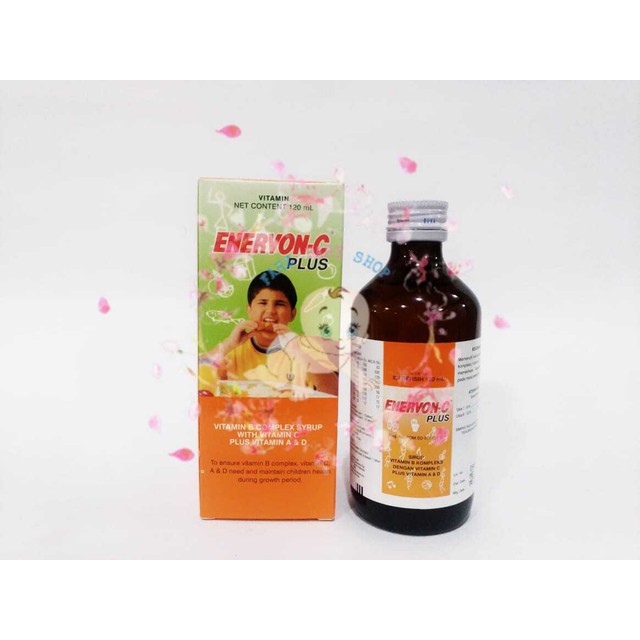Jual Promo Asli Enervon C Plus Syrup 120 ml/Vitamin & Daya Tahan Tubuh ...