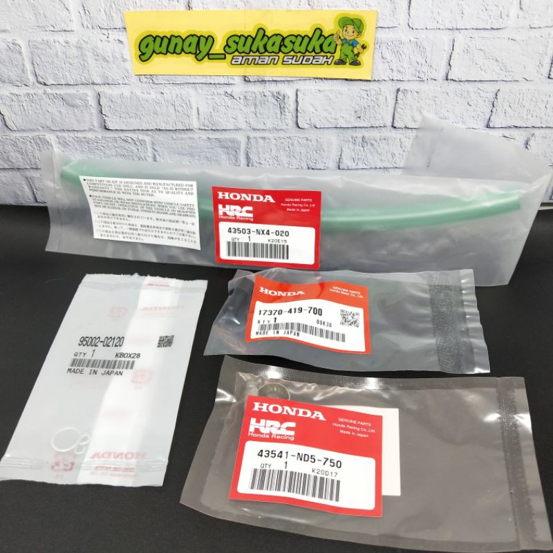 Jual Reservoir Selang Penampungan Minyak Rem HRC 1 Set Original Japan | Shopee Indonesia