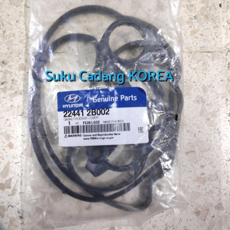 Jual Packing deklep gasket rocker cover Hyundai Grand Avega KIA All new ...