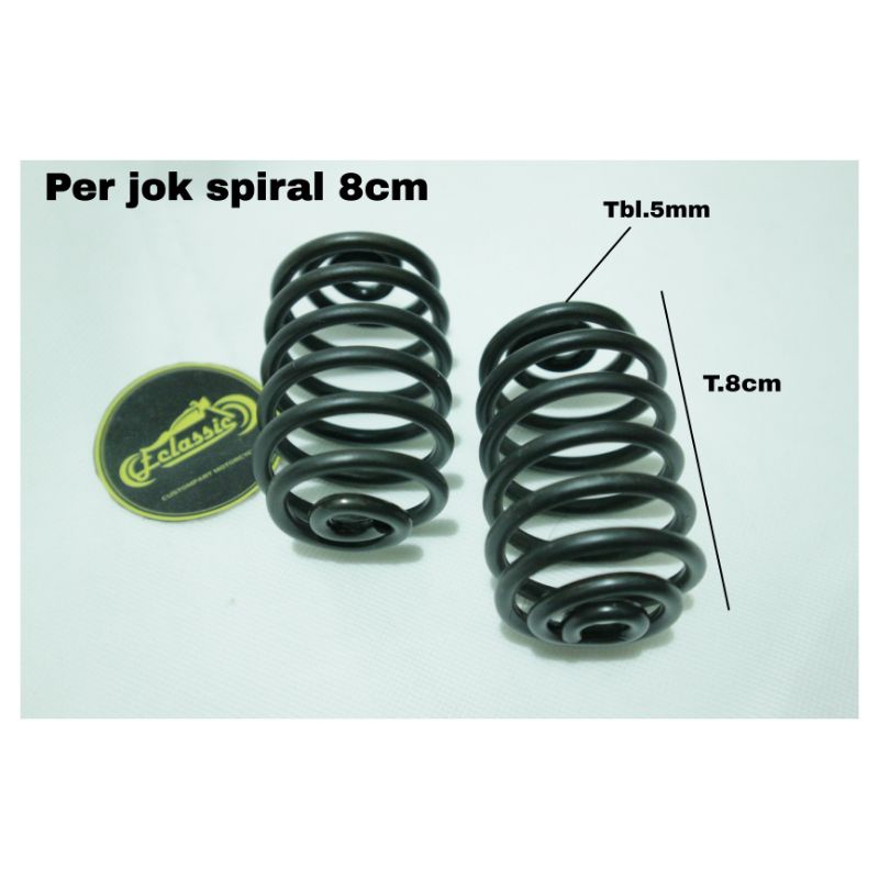 Jual Per jok Spiral chopper choppycub Sporters Bobber 8cm | Shopee ...