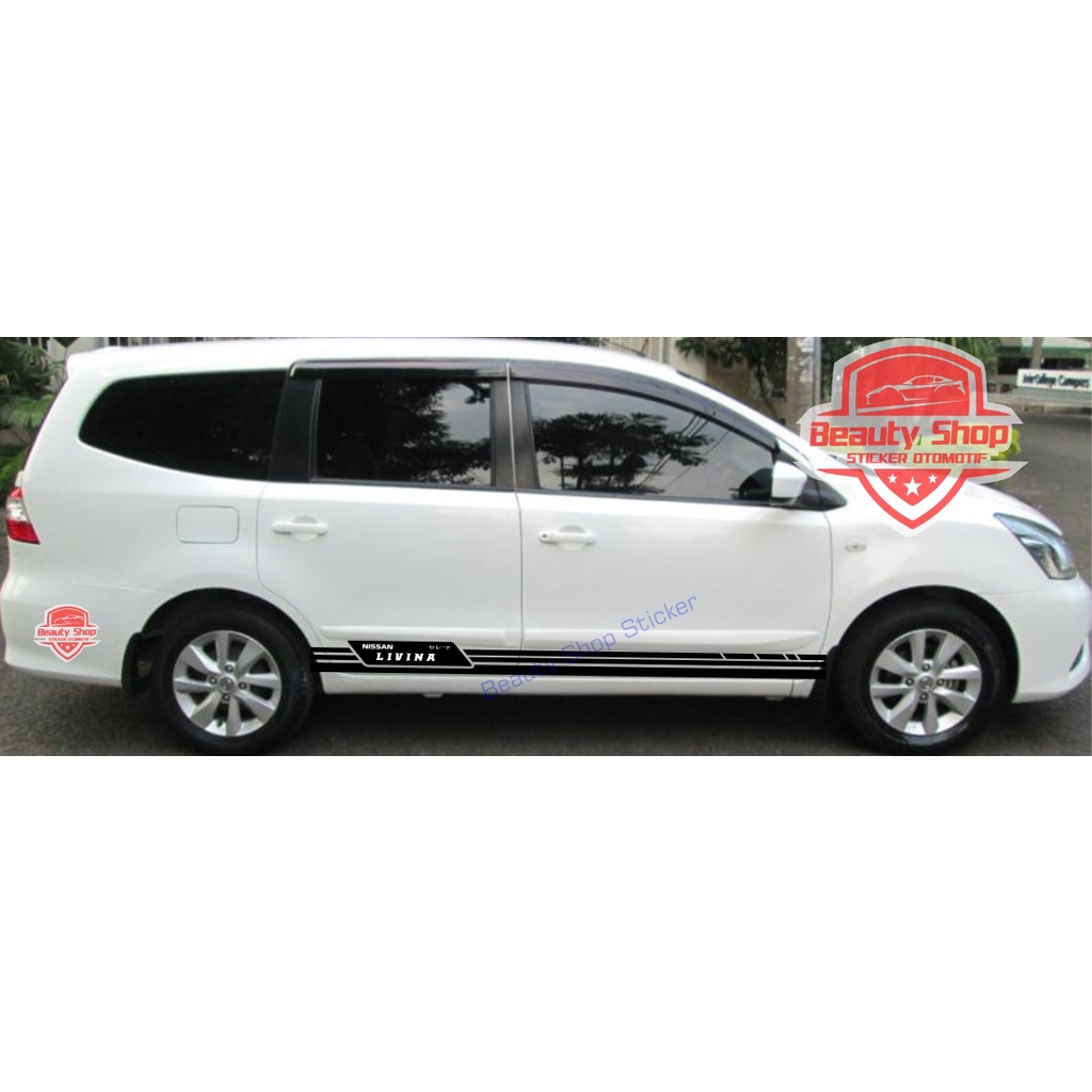 Jual stiker livina sticker livina list stripe cutting sticker nissan ...