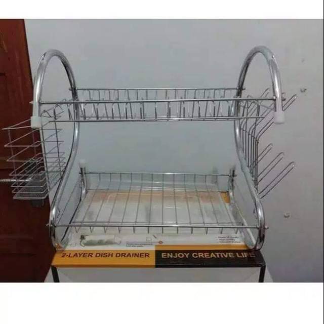 Jual Rak Piring Stainless | Shopee Indonesia