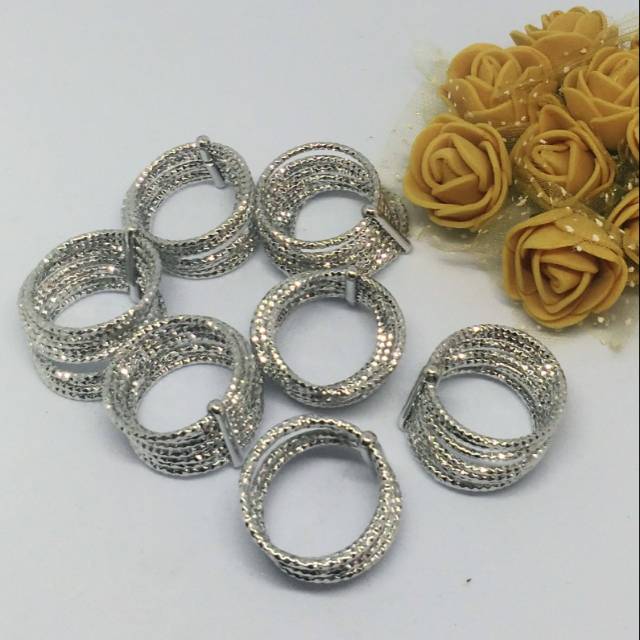 Jual Ring gerigi rhodium | Shopee Indonesia
