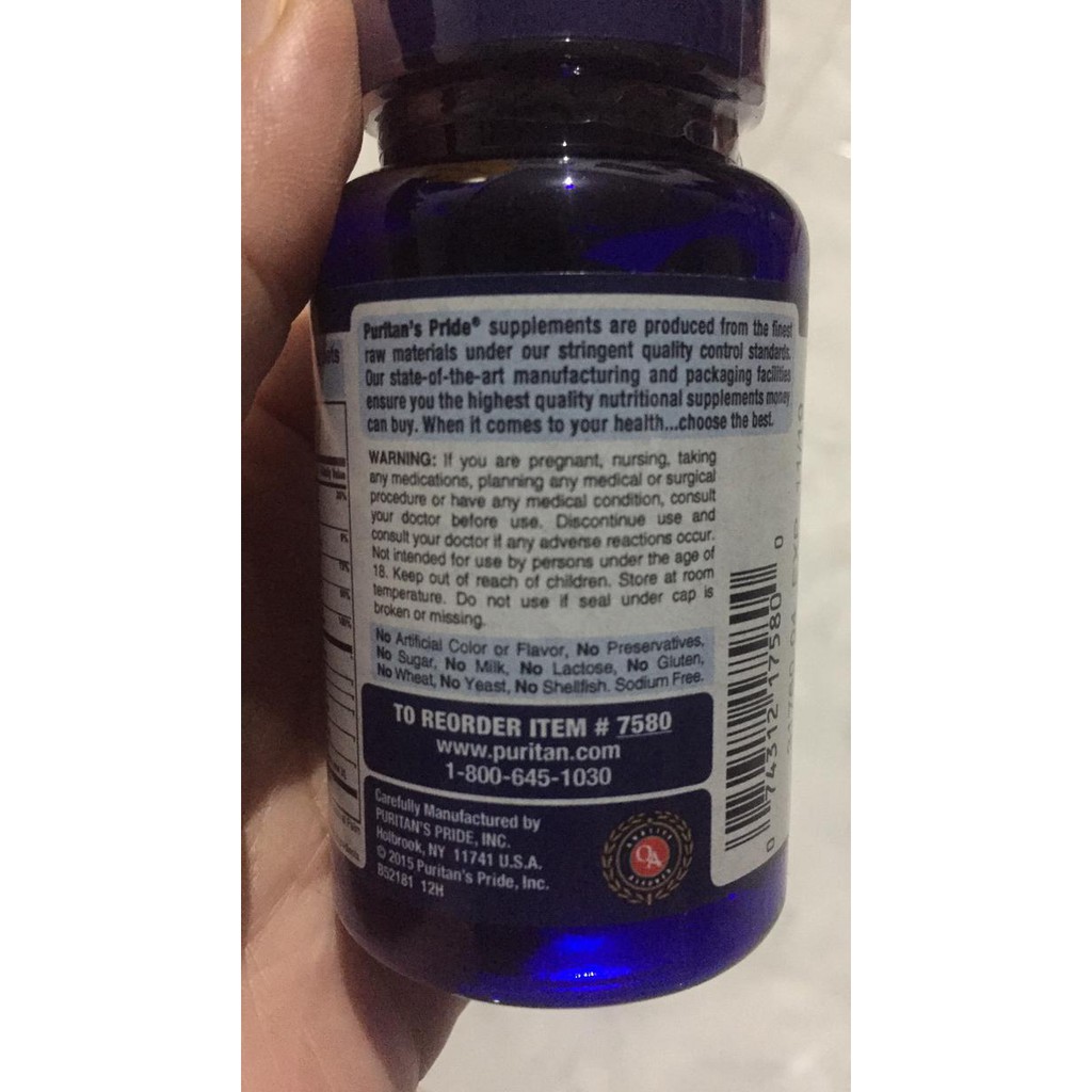 Jual SUPLEMEN-VITAMIN-RAMBUT- PENYUBUR RAMBUT PURITAN HAIR SKIN NAIL ...