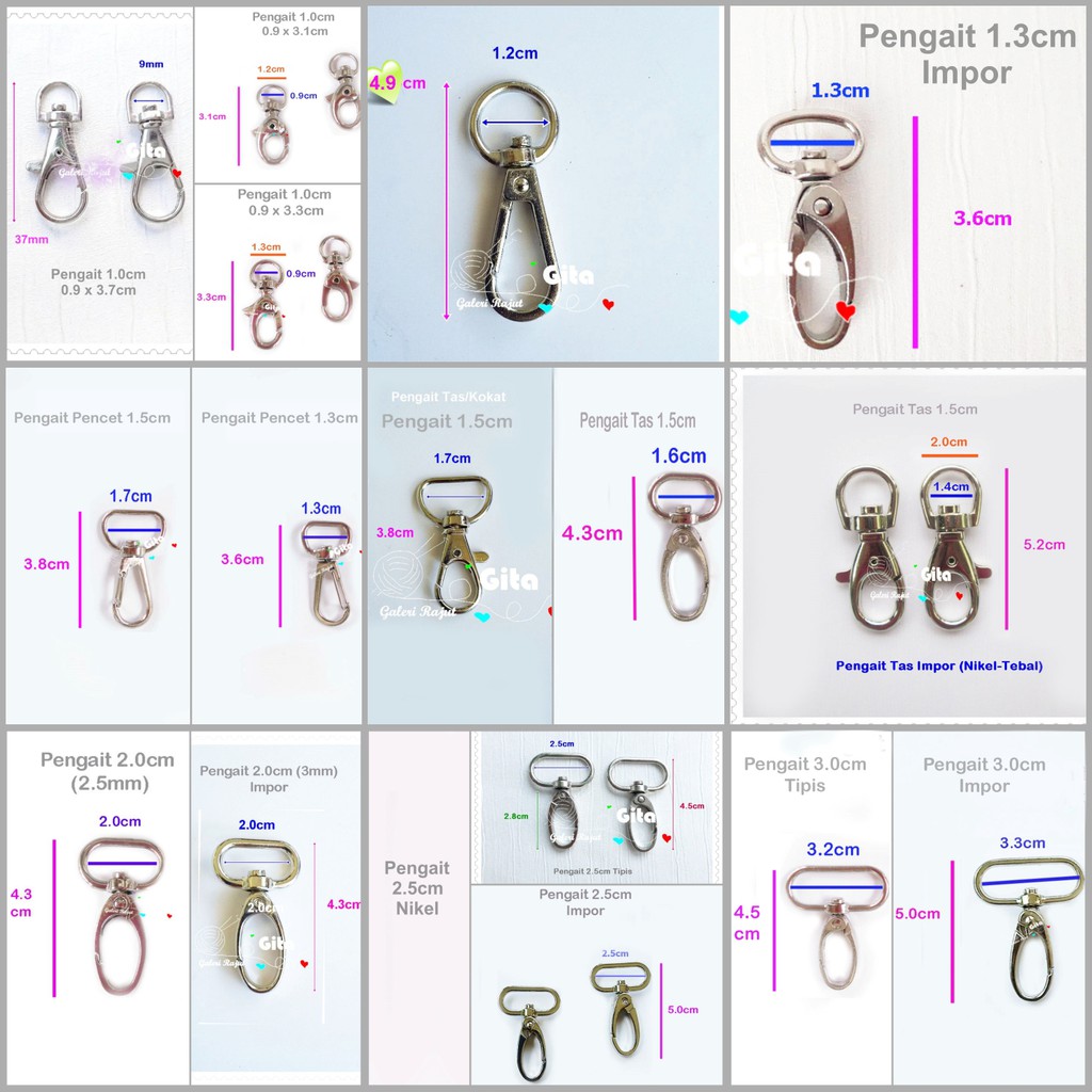 Jual Bahan Craft DIY Kaitan/Pengait | Shopee Indonesia