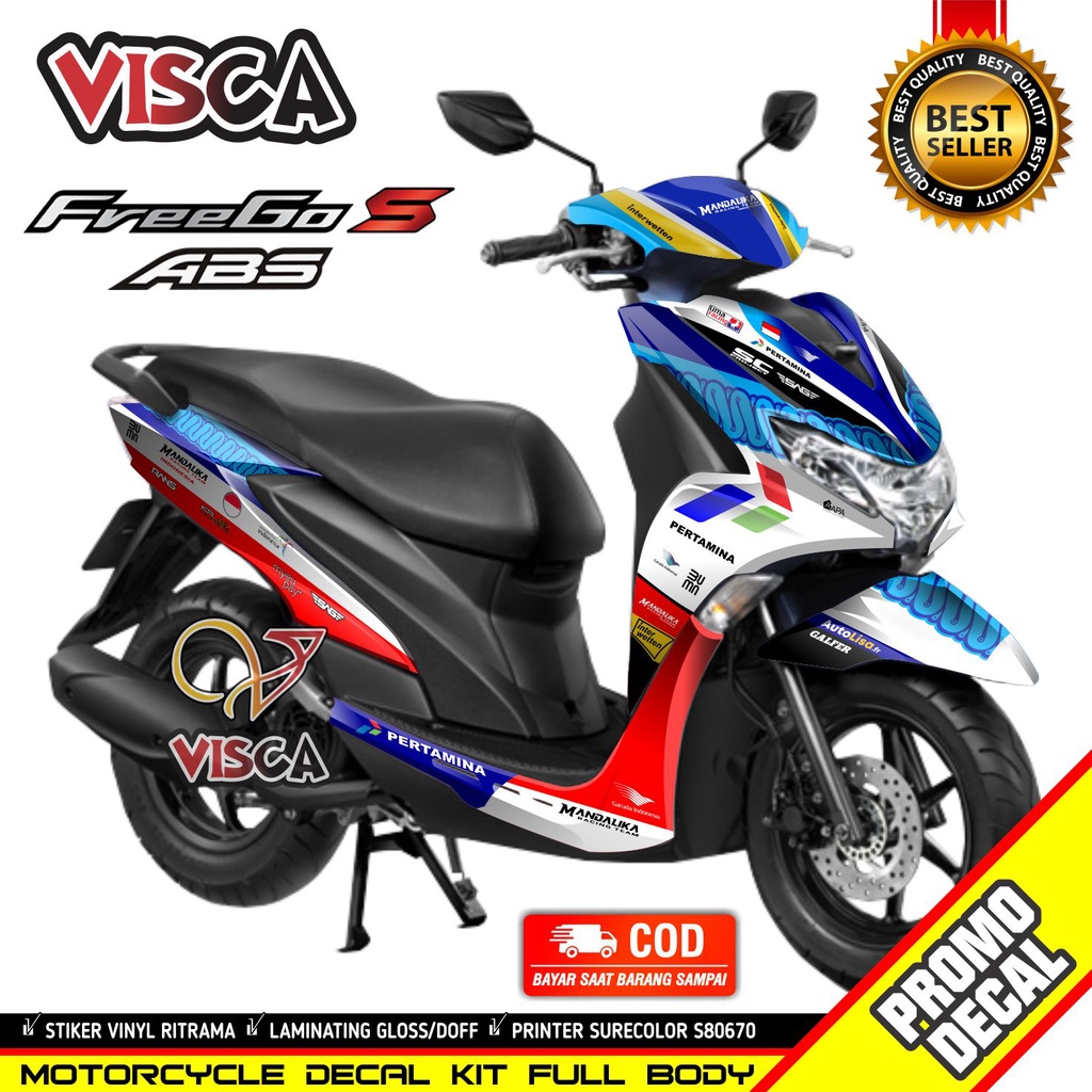 Jual Decal Freego Full Body Stiker Yamaha Freego Full Body Stiker Motor ...