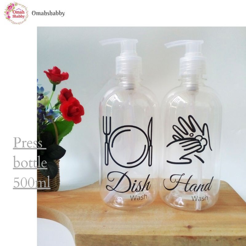 Jual botol pump cuci tangan cuci piring isi ulang 500ml | Shopee Indonesia