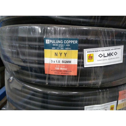 Jual Pulung Kabel Listrik Kawat NYY 4 x 2.5 4 x 2.5mm 4 x 2,5 (Meteran ...