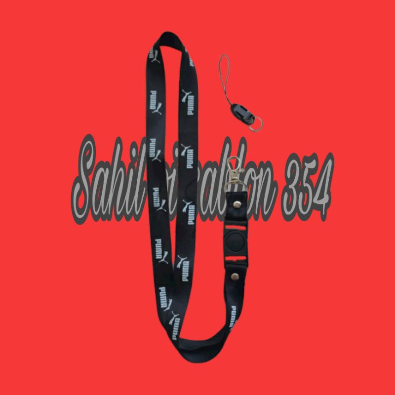 Jual Tali Lanyard PUMA Gantungan kunci/Gantungan hp/Gantungan ID CARD ...
