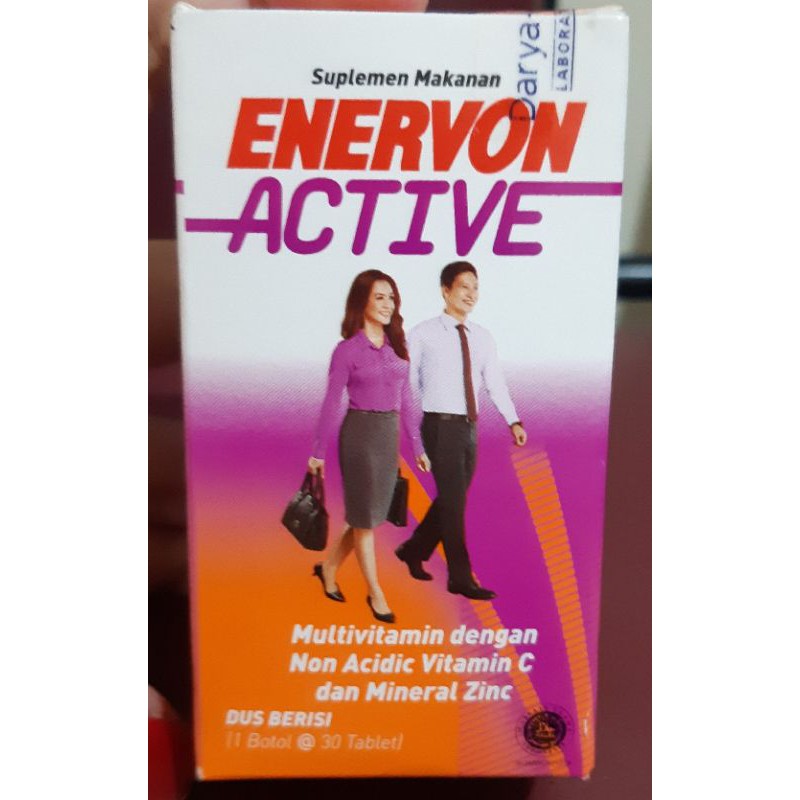 Jual Enervon C Active Multivitamin dan Mineral @30 tab | Shopee Indonesia