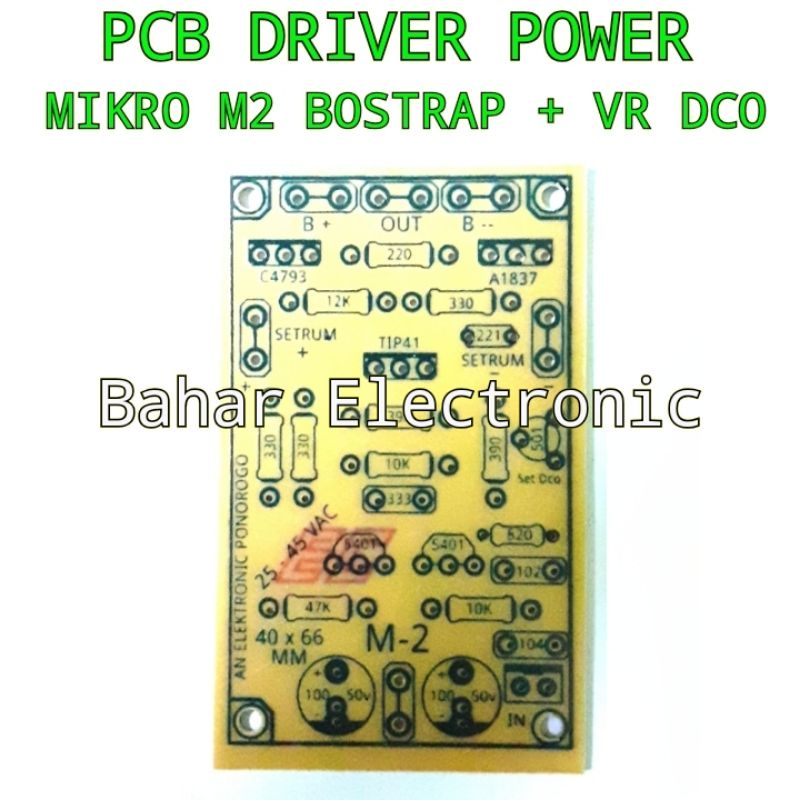 Jual PCB Driver Power Micro M2 Bostrap + VR DCO | Shopee Indonesia