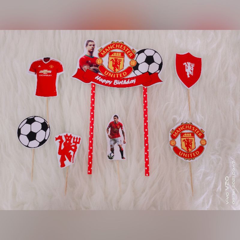 Jual Topper Manchester United Topper sepak bola topper ulang tahun ...