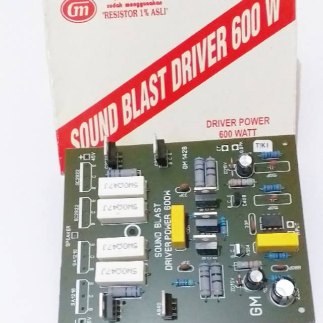 Jual Kit Driver Power Amplifier 600W Sound Blast mono 1428 | Shopee ...