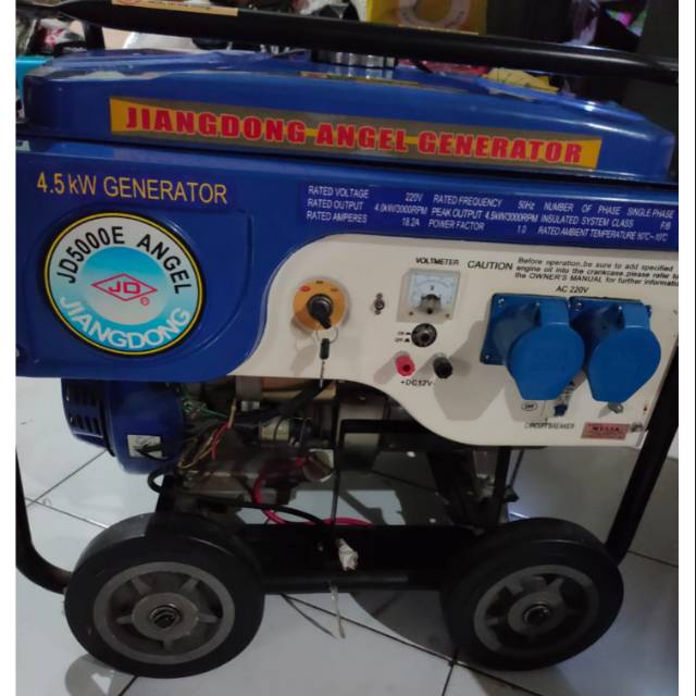 Jual genset jiangdong 5000 watt JD angel generator mesin mati lampu gelap | Shopee Indonesia