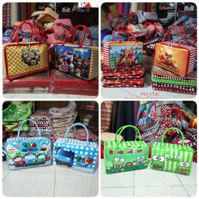 Jual Travel Bag/ Tas Piknik Karakter Waterproof 40 cm | Shopee Indonesia