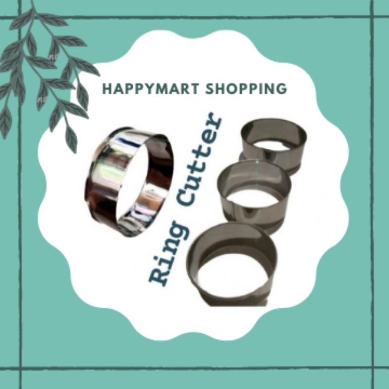 Jual Ring Cutter Bulat Bahan Tebal Cetakan Burger Cromboloni Tinggi 2 ...