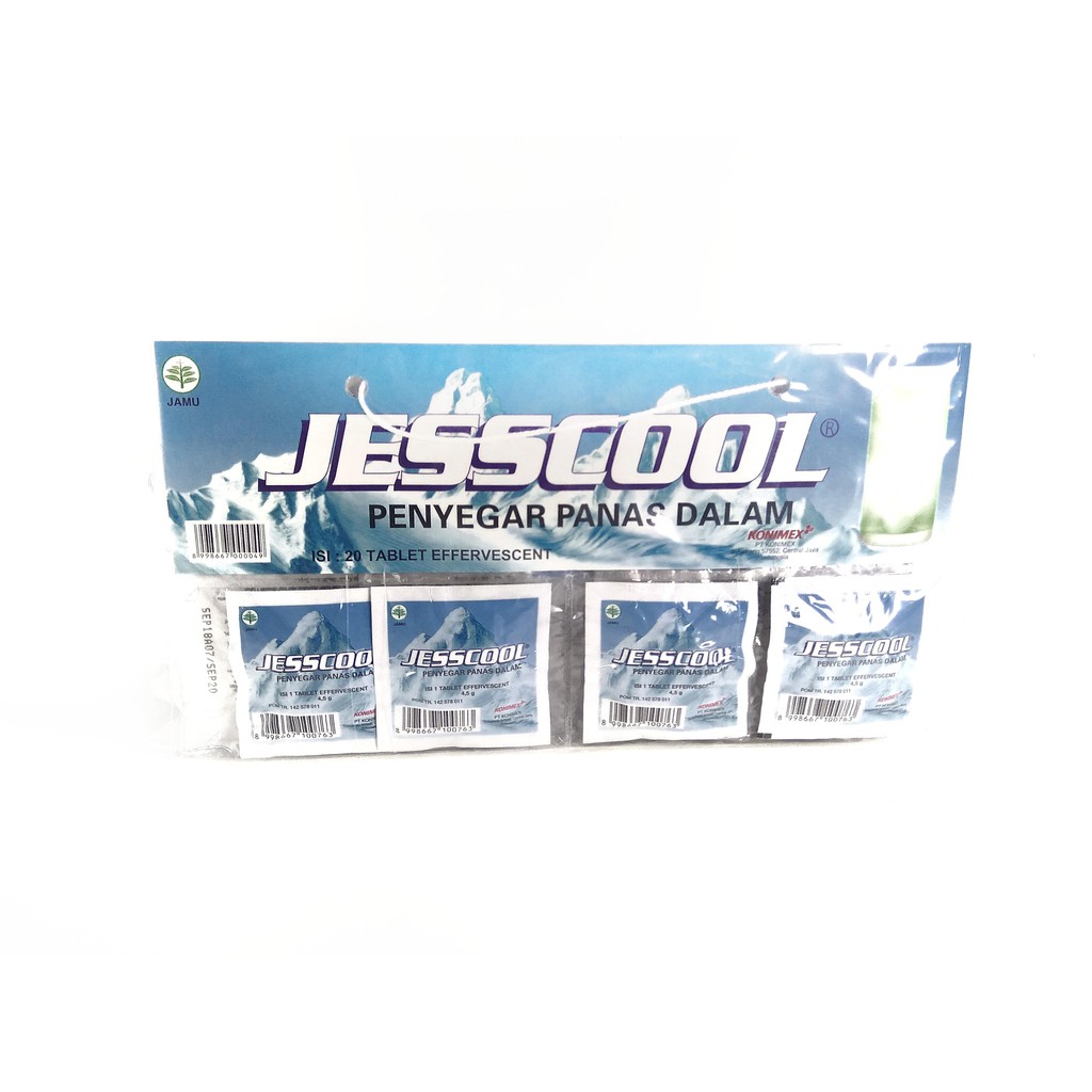Jual JESSCOOL ISI 20 TABLET EFF - ATASI PANAS DALAM | Shopee Indonesia