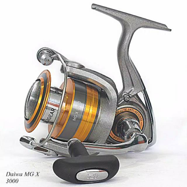 Jual Reel Pancing spinning daiwa mg x 2000 / 2500 / 3000 original | Shopee Indonesia