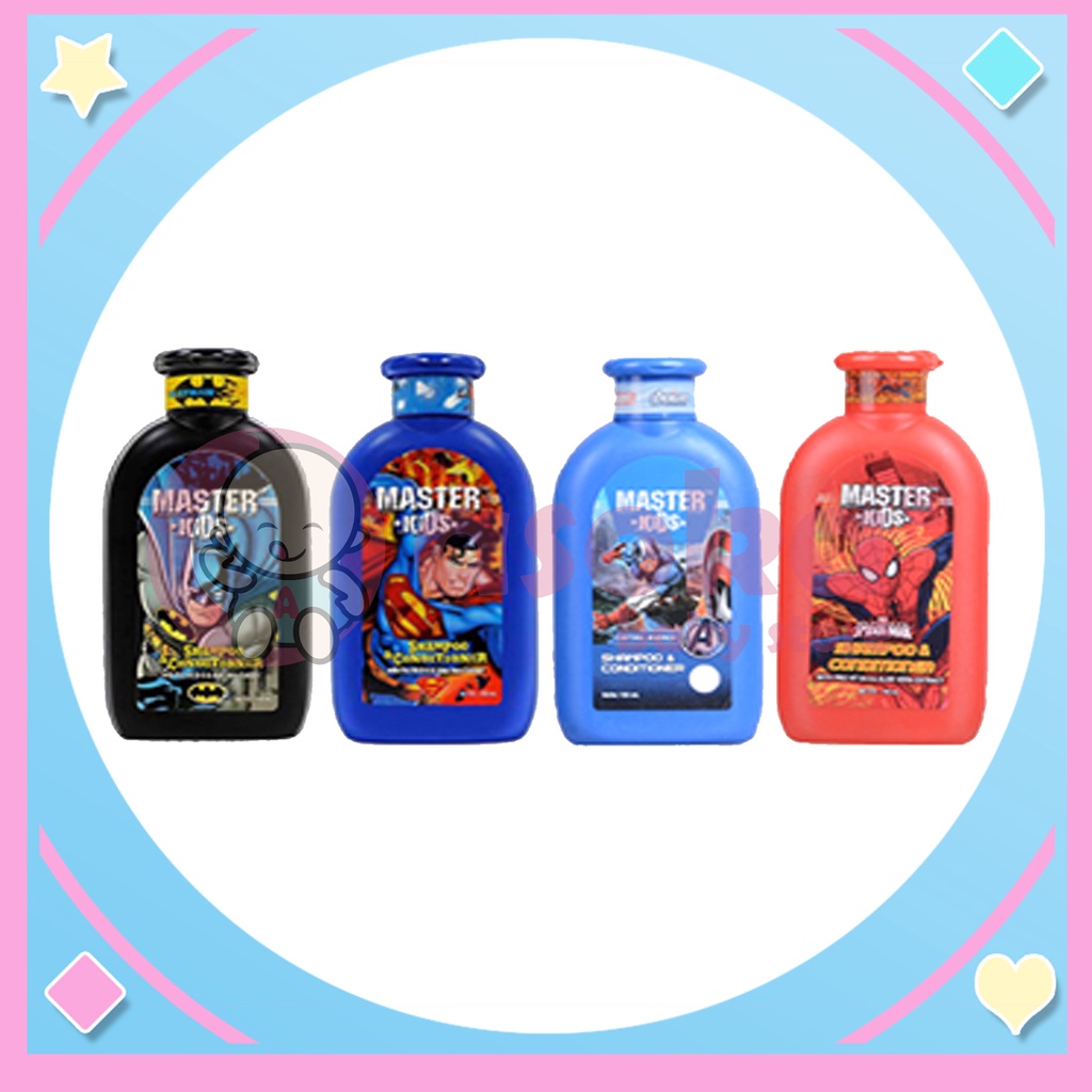 Jual Master Kids Shampoo & Conditioner Super Hero Superman / Batman ...