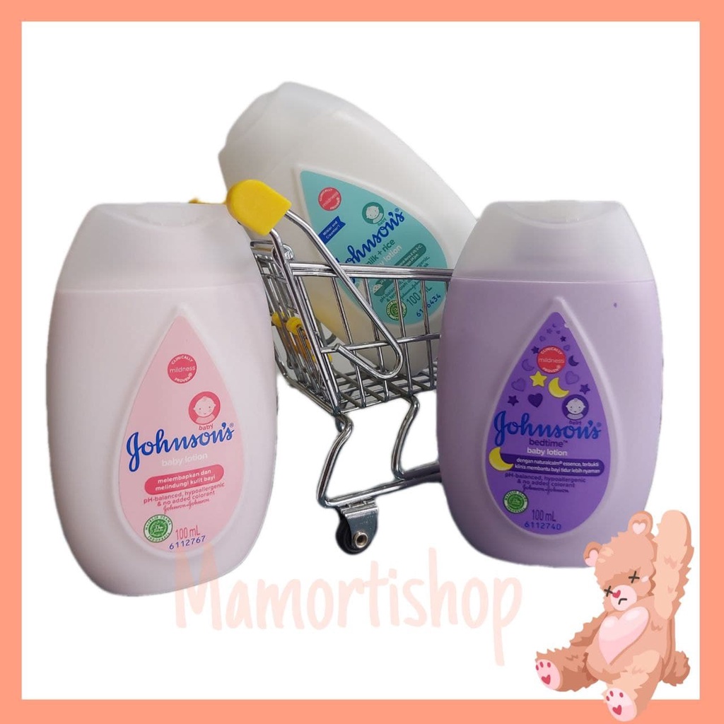 Jual Johnson's LOTION CottonTouch Face & Body, milk rice, regular ...