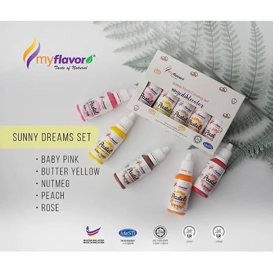 Jual My Flavor Gel Food Color Pastel - Pewarna Makanan/Kue Halal 25G ...
