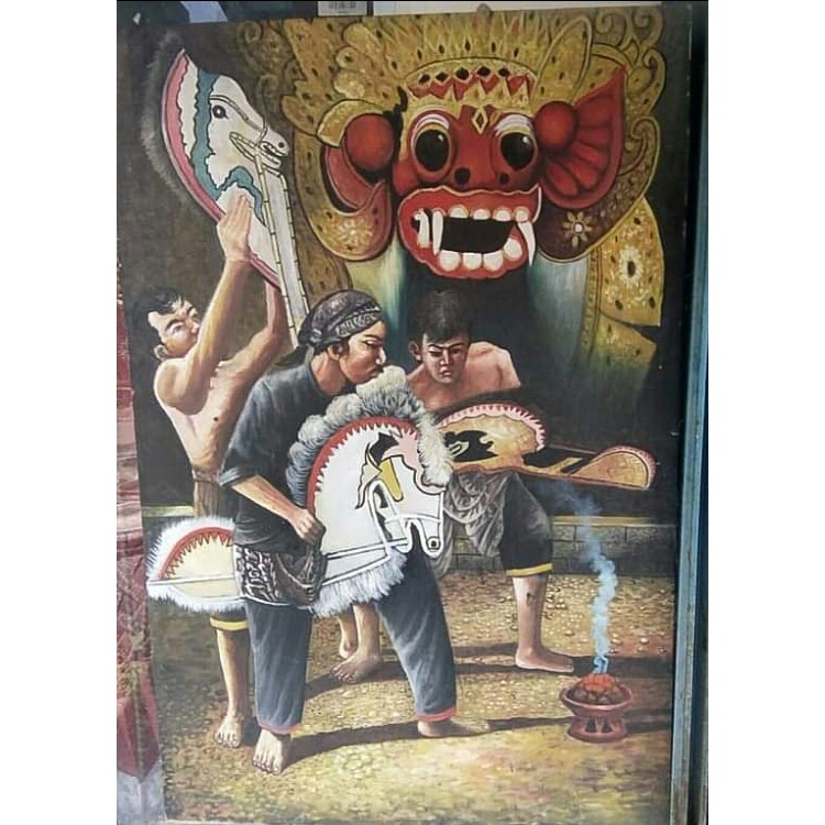Jual Lukisan jaranan dan barong | Shopee Indonesia