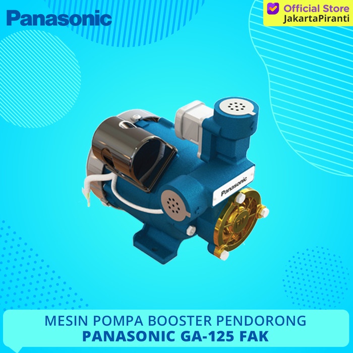 Jual MESIN POMPA AIR BOOSTER PANASONIC GA 125 FAK | Shopee Indonesia