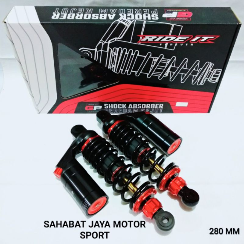 Jual Shock Tabung Ride IT GP Premium Black Series Rebound Klik As Gold ...