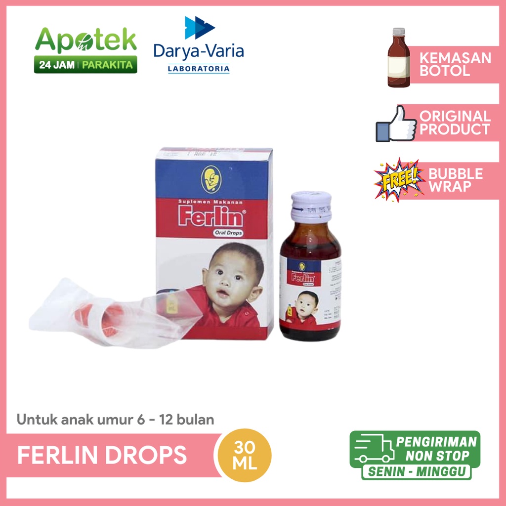 Jual Ferlin Suplemen Untuk Anak dan Bayi Sirup dan Drops | Shopee Indonesia