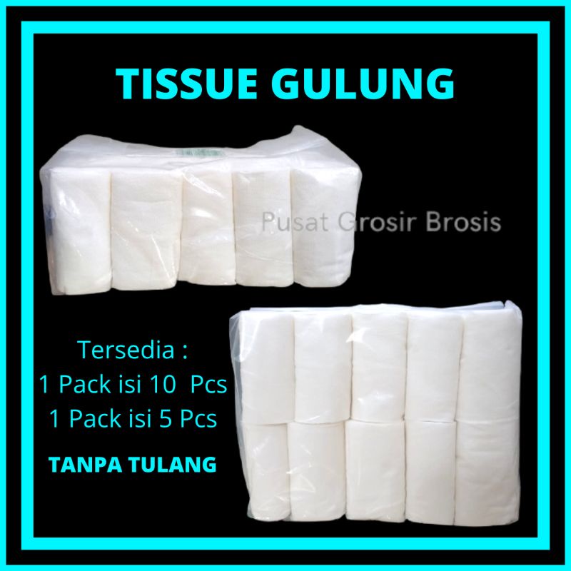 Jual COD - Tissue Tisu Gulung Roll Coreless Tanpa Tulang 2ply Isi 10 ...