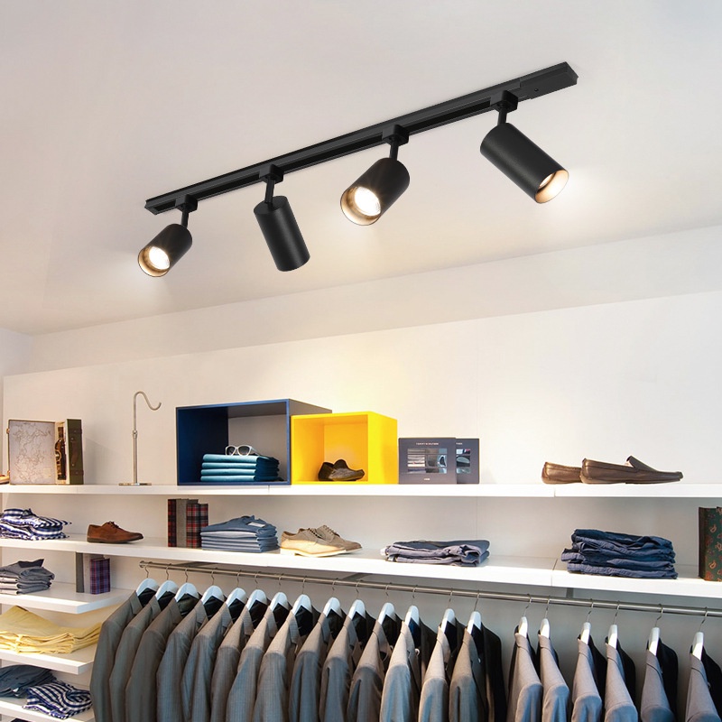 Jual Golden LED LAMPU RELL TRACK LED SOROT LAMPU SOROT TRACKLIGHT REL ...