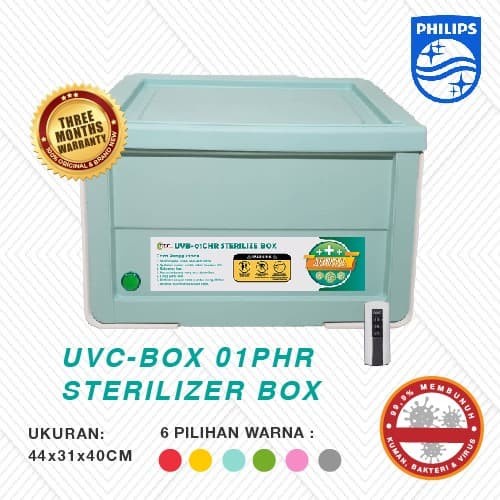 Jual UV Box Sterilisasi / Box UV / UVC Sterilizer Box Remote Timer Dengan Lampu Philips | Shopee ...