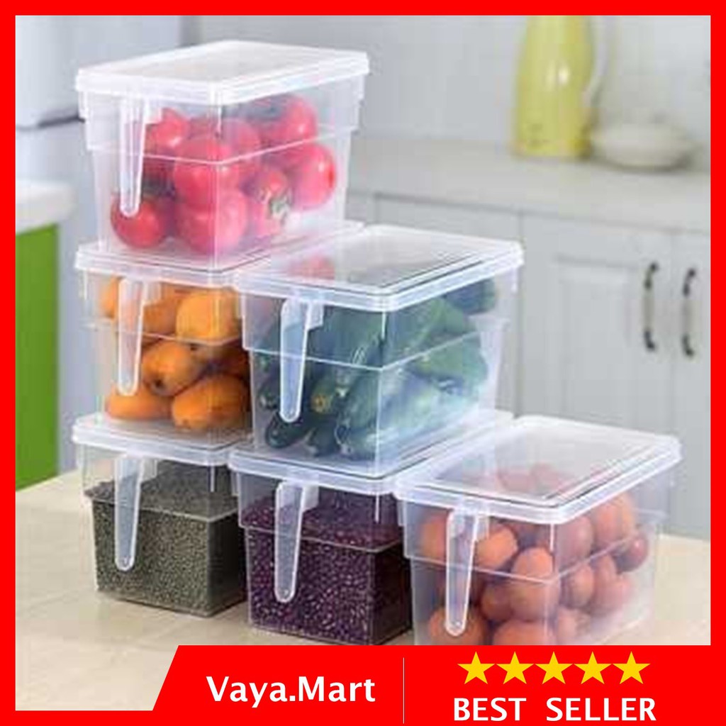 Jual Kotak Kontainer Makanan Kulkas Kitchen Storage Food Box Lemari Es ...