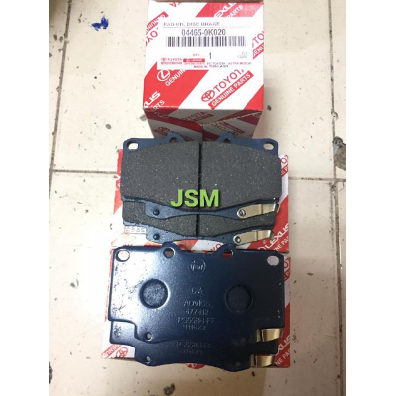 Jual Brake Pad Front Kampas Rem Depan Toyota Fortuner Old Lama Hilux ...