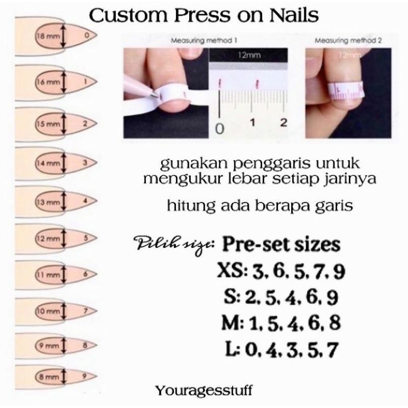 Jual CUSTOM KUKU PALSU, FAKE NAIL CUSTOM | Shopee Indonesia