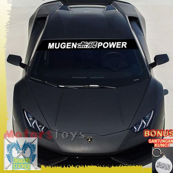 Jual TERMURAH sticker mugen power kaca mobil sticker cutting mugen ...