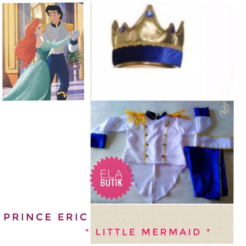 Jual kostum prince-kostum pangeran-little mermaid-kostum ulang tahun ...