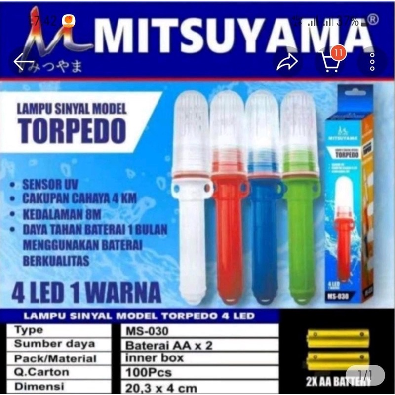 Jual Lampu Sinyal Model Torpedo MS-030 Mitsuyama | Shopee Indonesia