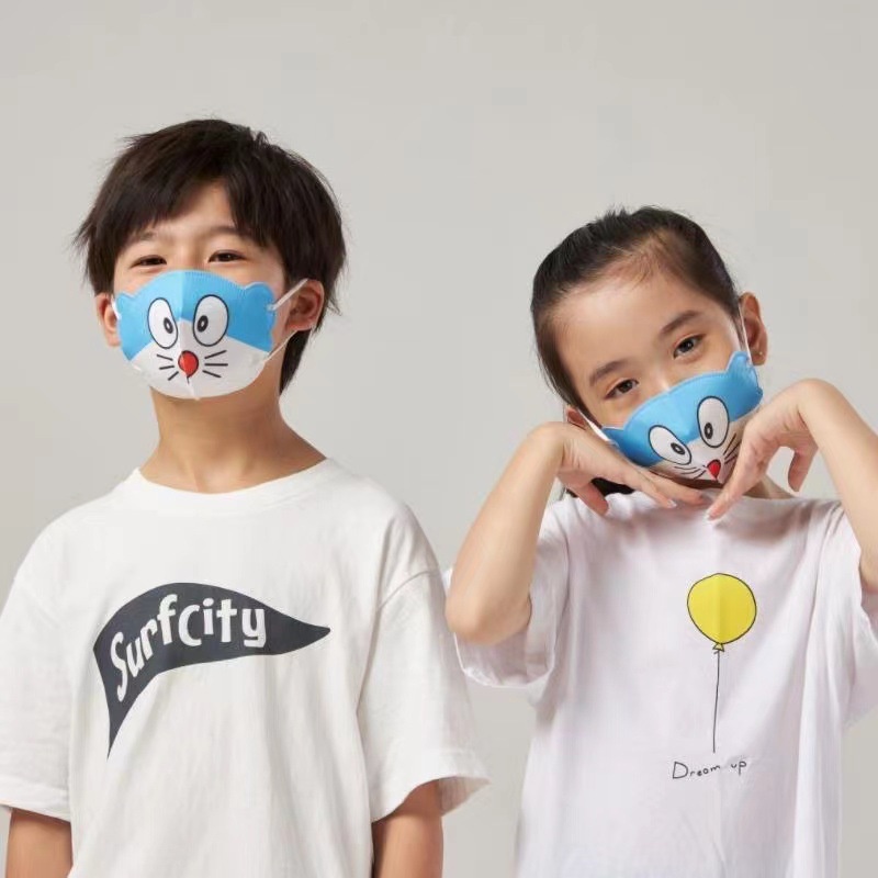 Jual [LOGU] Masker mulut 3D kartun lucu anak, Masker animal kitty ...