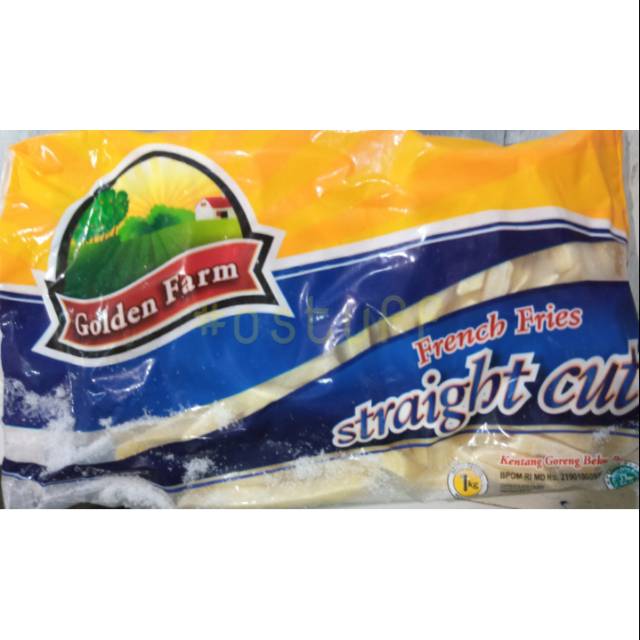 Jual KENTANG GORENG FROZEN GOLDEN FARM 1KG | Shopee Indonesia