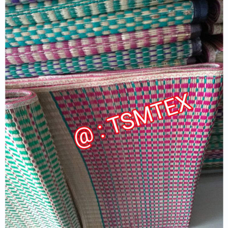 Jual Tikar mendong lipat 75 150x200cm tikar anyaman asli pandan ...