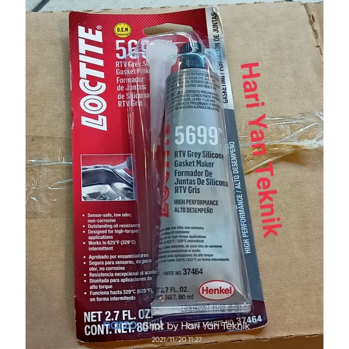 Jual Loctite 5699 Rtv Grey Silicone Gasket Marker | Shopee Indonesia