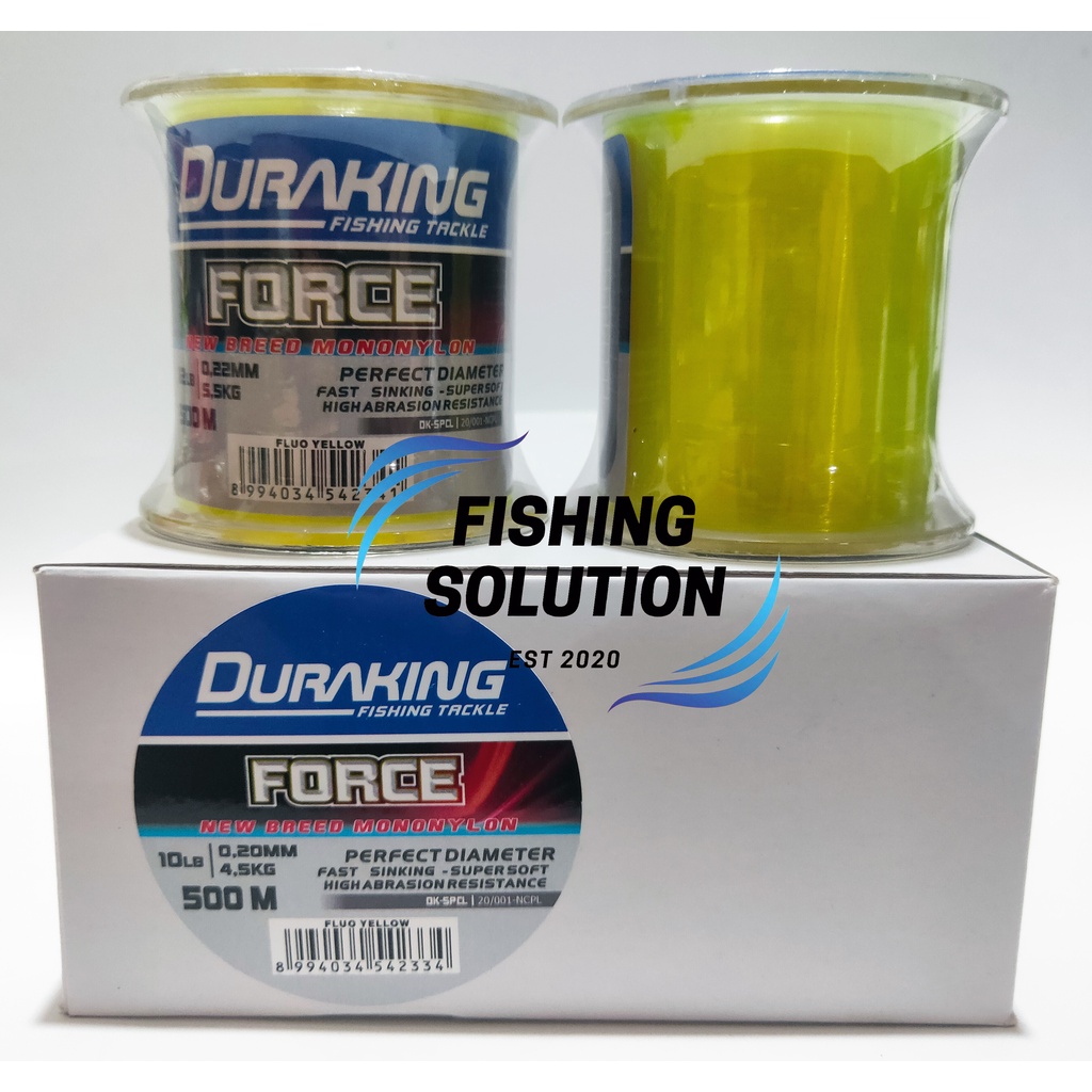 Jual Senar Pancing Duraking Force 500 M Mono Nylon - Semua Ukuran ...