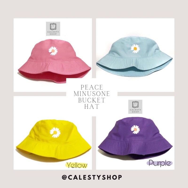 Jual BUCKET HAT PEACEMINUSONE, Peace Minus One, DAISY, Unisex | Shopee ...