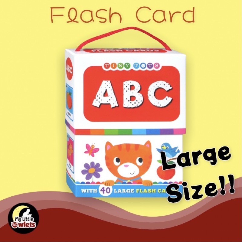 Jual Igloo Tiny Tots Flash Card Box ABC (Flash card import) | Shopee Indonesia