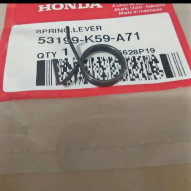 Jual per spring handle rem depan new vario 150 new vario 125 genio ...